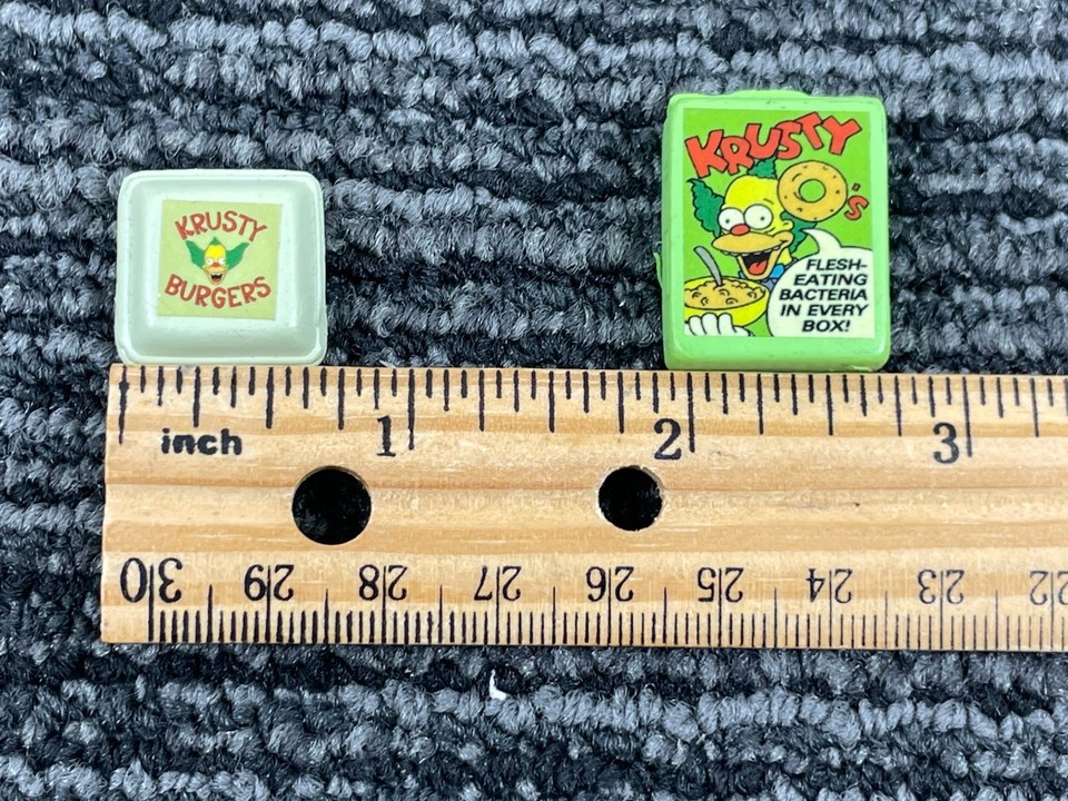🔥 The Simpsons Krusty Clown Lot Of 2 CEREAL BOX & Burgers Playmates ...
