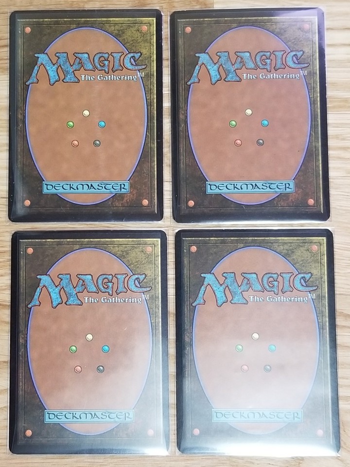 4x Chromatic Sphere Foil Signed MTG Magic The Gathering Mirrodin ...