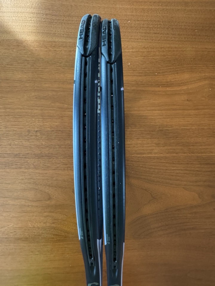 Head Pro Stock TGT341.2 Racket — 2023 Gravity Tour, L3 (4 3/8), Zverev ...