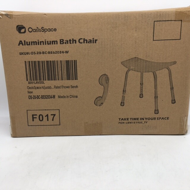 Oasis Space Aluminum Bath Chair OS-28-BC-BE62034W | eBay