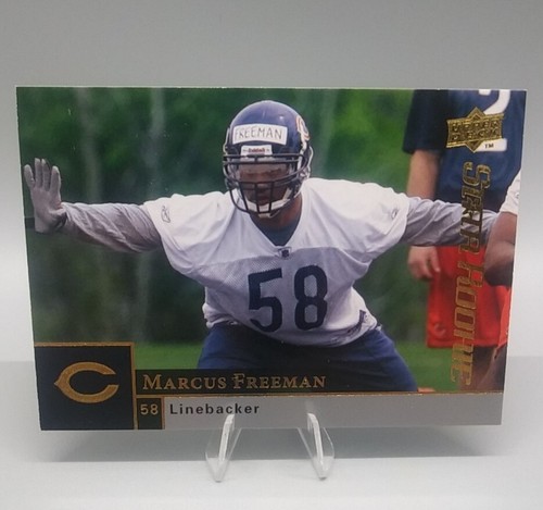 Marcus Freeman 2009 Upper Deck #223 Rookie Card RC Notre Dame Head ...