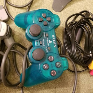 Sony Dualshock PS1 Playstation controller, clear green 4948872001137 | eBay