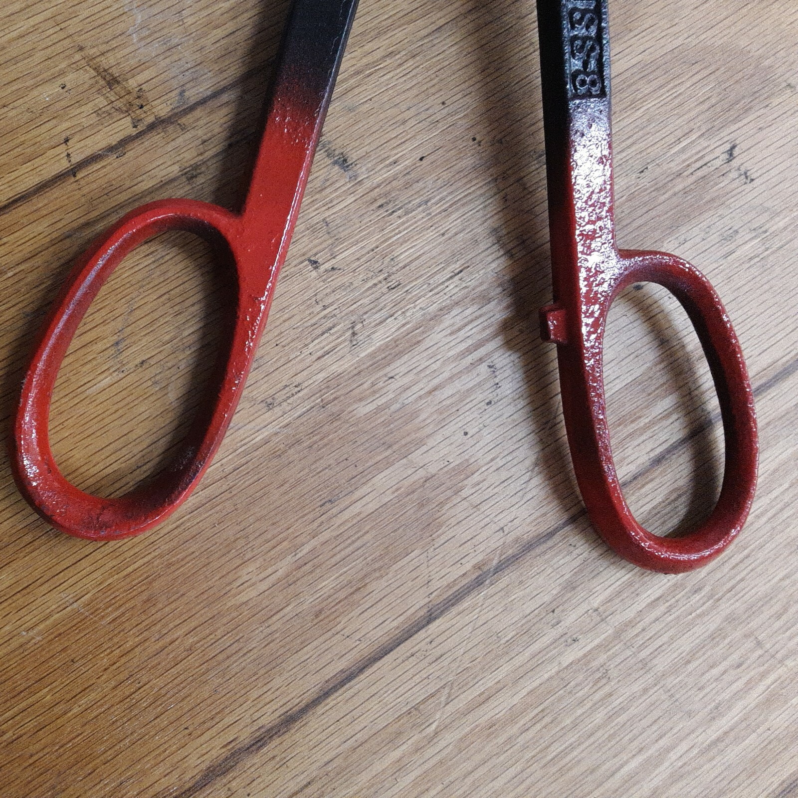 Vintage WISS-8" Sheet Metal Tin Snips Forged Steel Blacksmith Inlaid ...