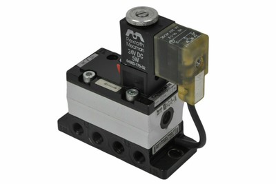 REXROTH MECMAN pneumatic solenoid valve 5/2, 581-11, 24VDC, type 1 | eBay