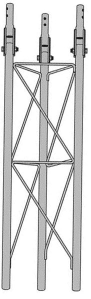 Rohn 25G 40' Tower with Hinged Base (Fold Over Base) for sale online | eBay