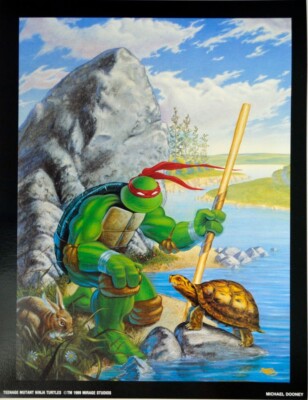 TEENAGE MUTANT NINJA TURTLES Print - RAPHAEL 1989 Mirage Eastman Laird ...