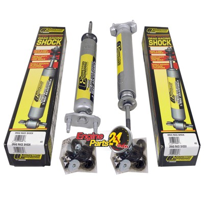 FORD MUSTANG 71 72 73 ADJUSTABLE DRAG RACE SHOCKERS FRONT COMP ...