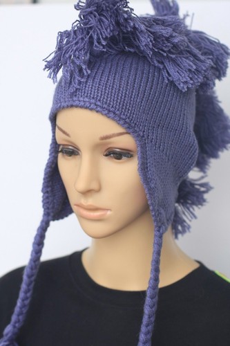 Handmade Peruvian hat chullo cap beanie ear flap original NWT alpaca ...