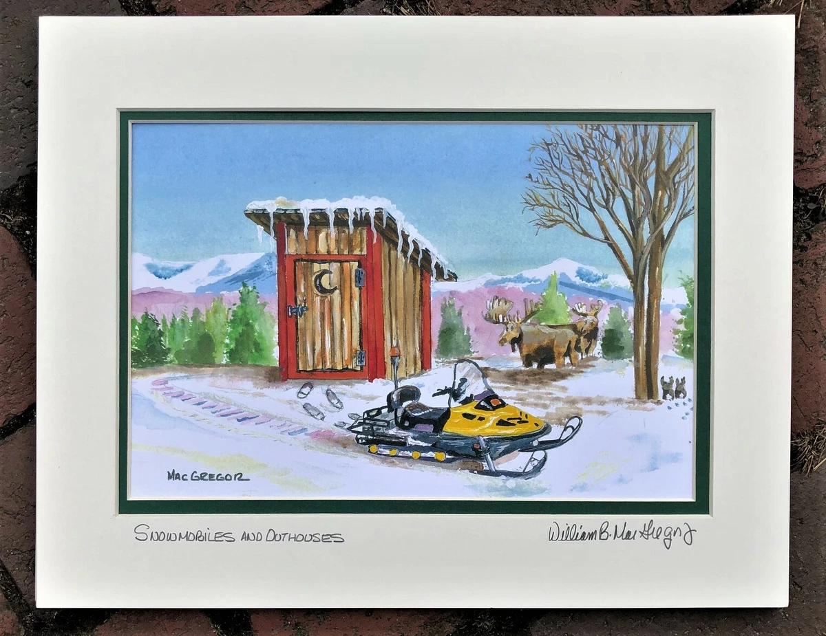 Snowmobile Or Art Prints