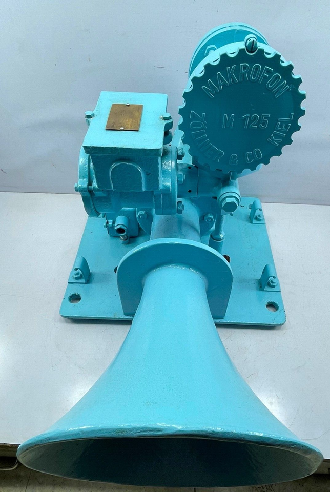Zollner & Co Kiel Makrofon M125 Large Ship Pneumatic & Electric Air ...