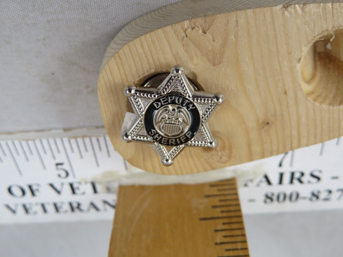 MINI BADGE DEPUTY SHERIFF ( # 4 ) P IN | eBay