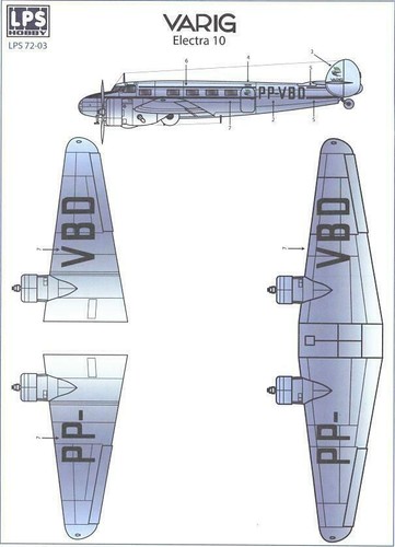 LPS Decals 72-03 1/72 LOCKHEED ELECTRA 10 VARIG | eBay