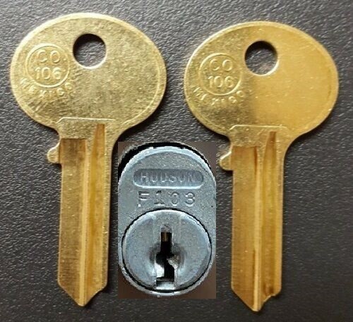 F101-F260 2-Keys For Hudson / Cole Filing Cabinet "cut to your key code ...