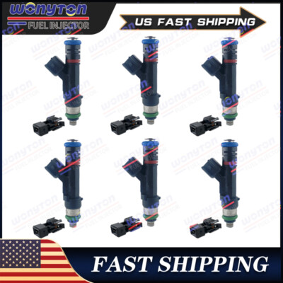 6Pcs Upgrade Bosc* EV14 Fuel Injectors For 97-99 Dodge Dakota 3.9L V6 ...