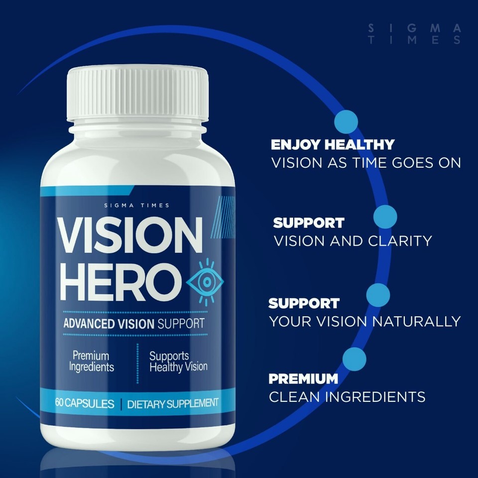 (Official 2 Pack) Vision Hero Eye Supplement, VisionHero Pills Healthy ...
