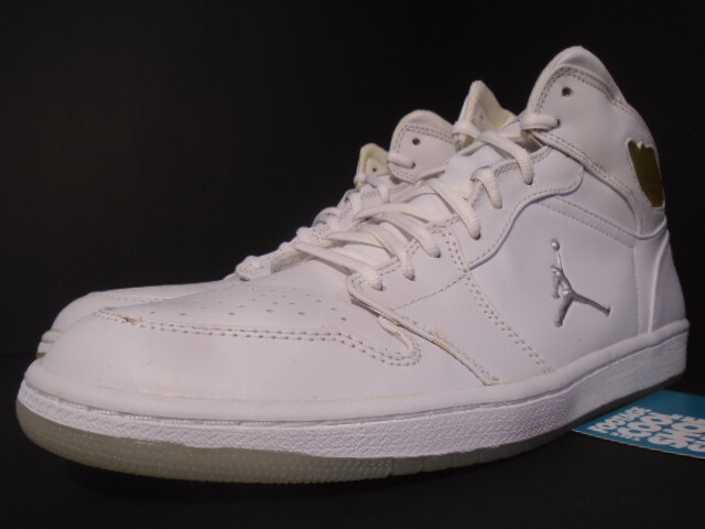 2002 NIKE AIR JORDAN 1 RETRO I PLATINUM WHITE SILVER OG BRED TOE 306000 ...