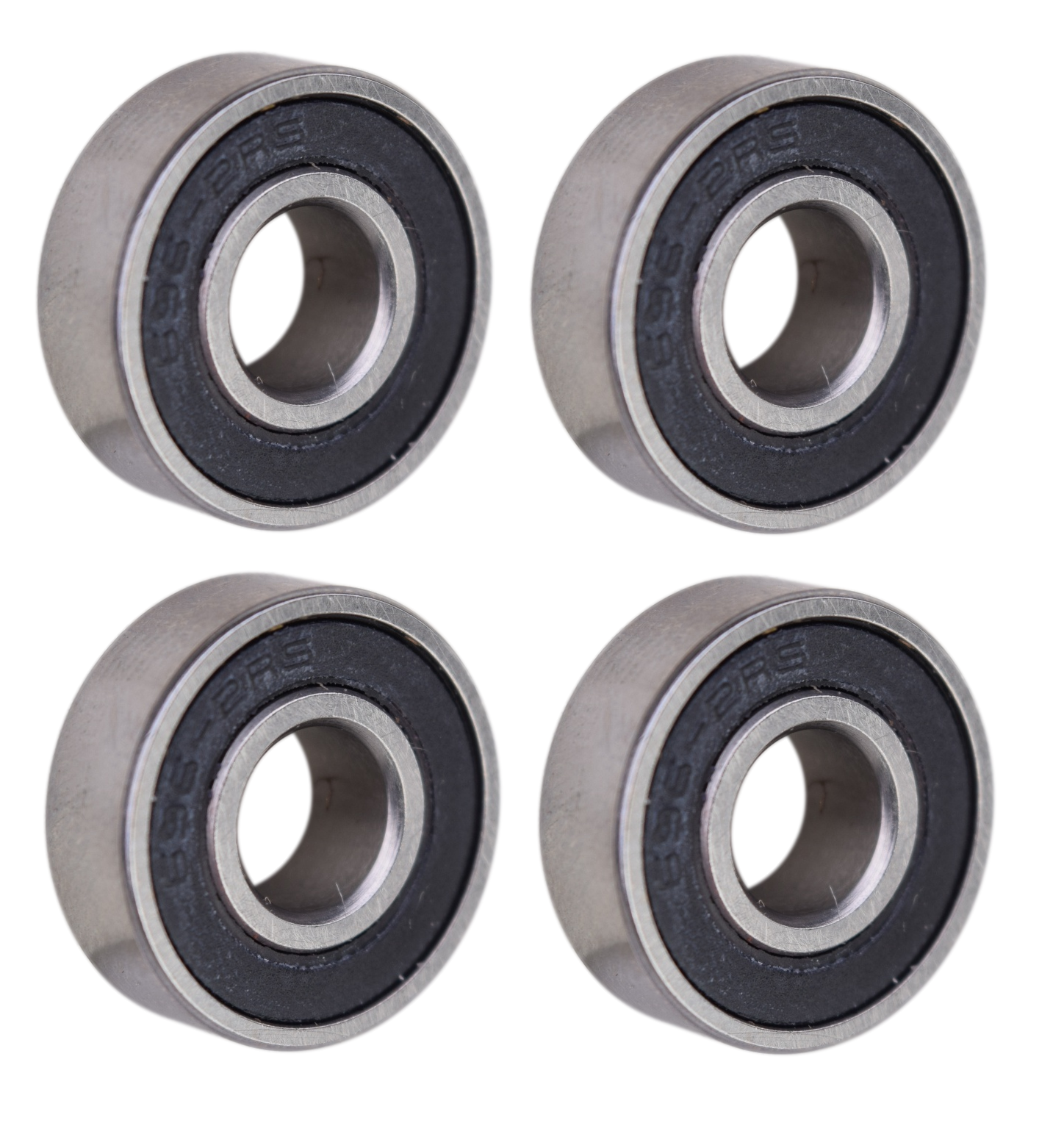 (4 Each) 696-2RS, 696LU, MR696-2RS Sealed Radial Ball Bearing 6X15X5 ...