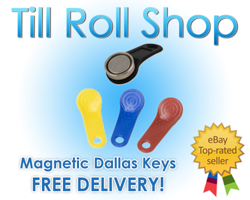 5 x Red Dallas Key Magnetic Fob iButton EPOS - Free Del! | eBay UK