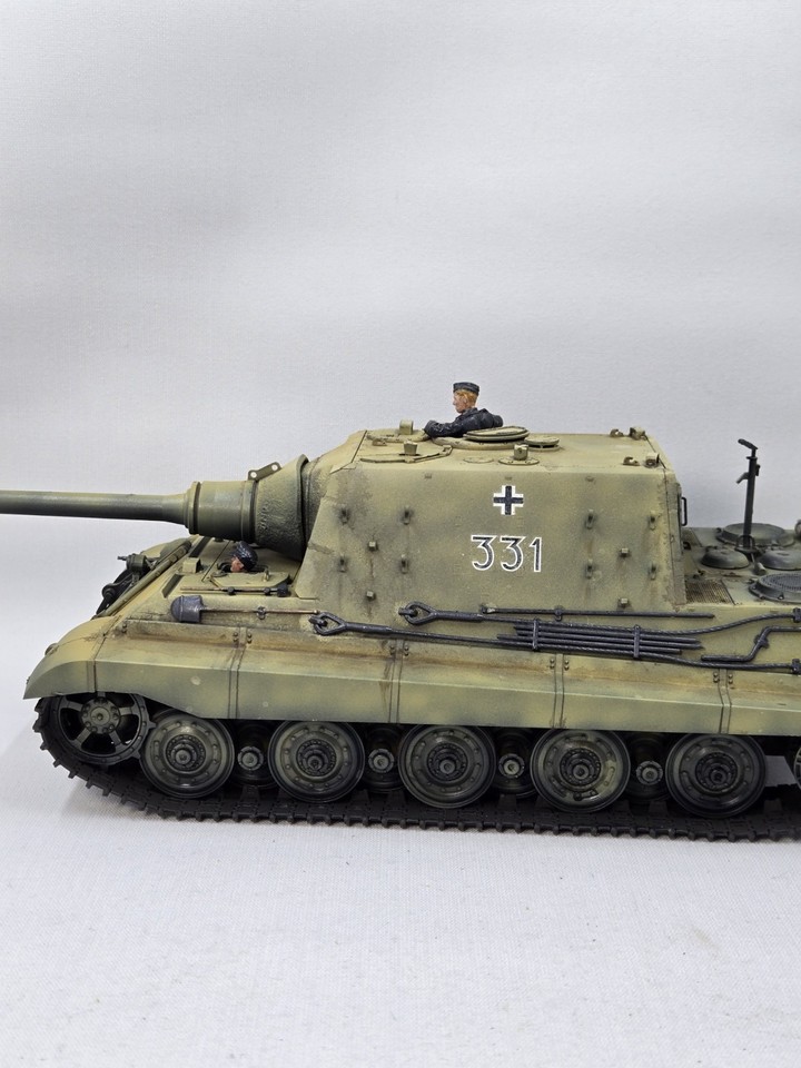 1/35 Custom Built WWII German Jagdtiger Tank Model – Hand Painted ...