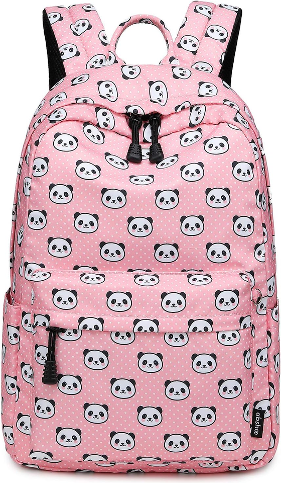Lightweight Cute Panda Backpacks for Girls School Backpacks with Lunch ...