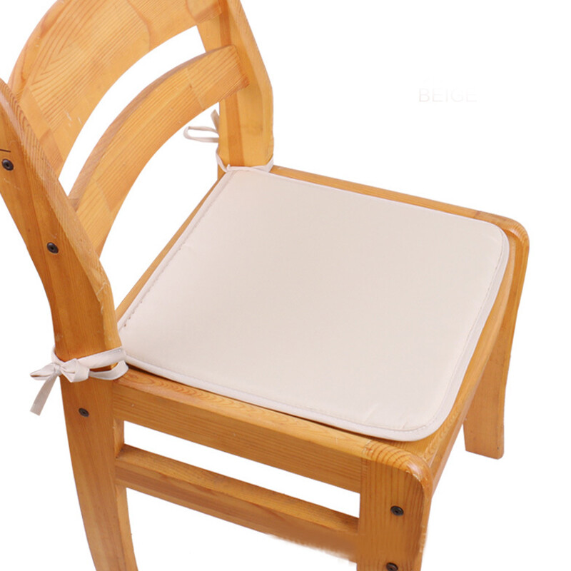 Square Chair Cushion Seat Pad Chair Cushion With Ties Non-Slip Dinning ...