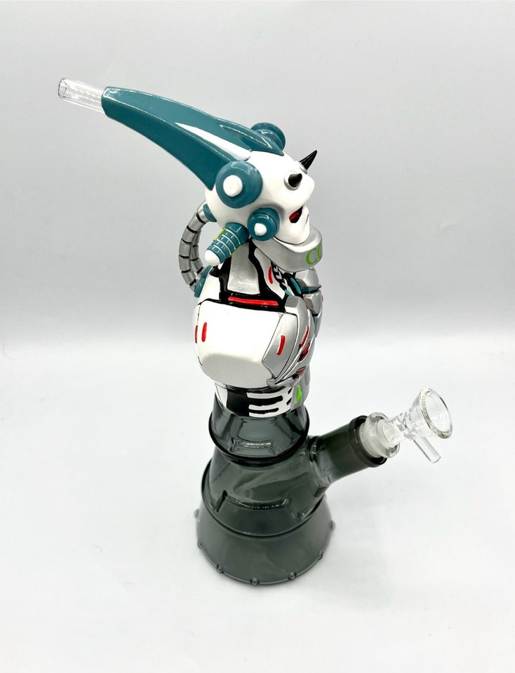 10.5" Bong Robot Design Water Pipe Smoking Shisha Hookah 14mm Bowl | eBay