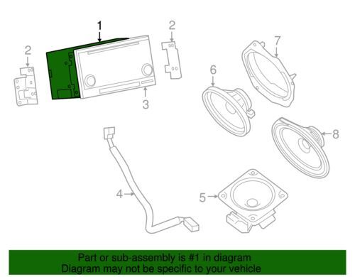 Genuine Nissan 2015-2019 NV2500 NV3500 NV200 SV Radio Control Unit ...