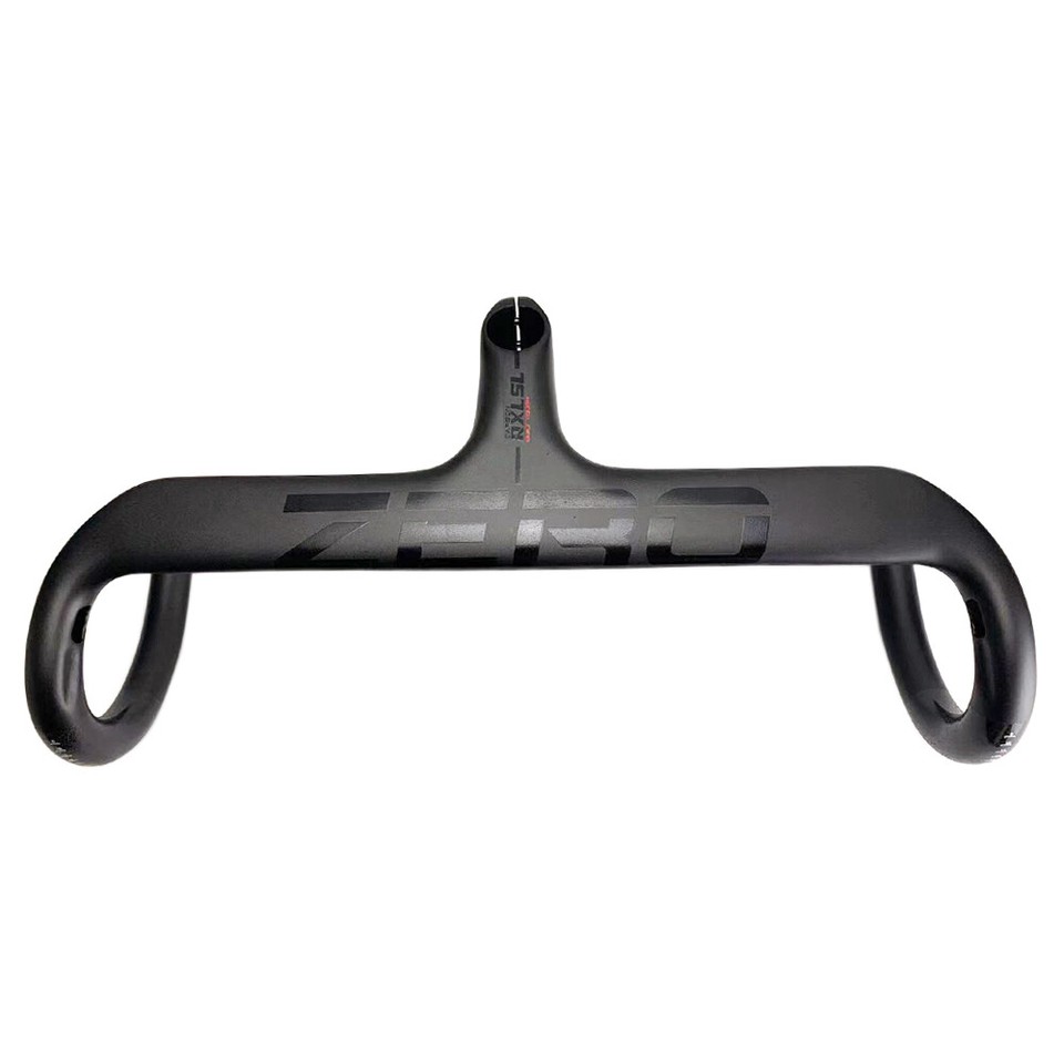 Carbon Handlebar Integrated Stem Internal Routing Drop Bar Road 400/420 ...