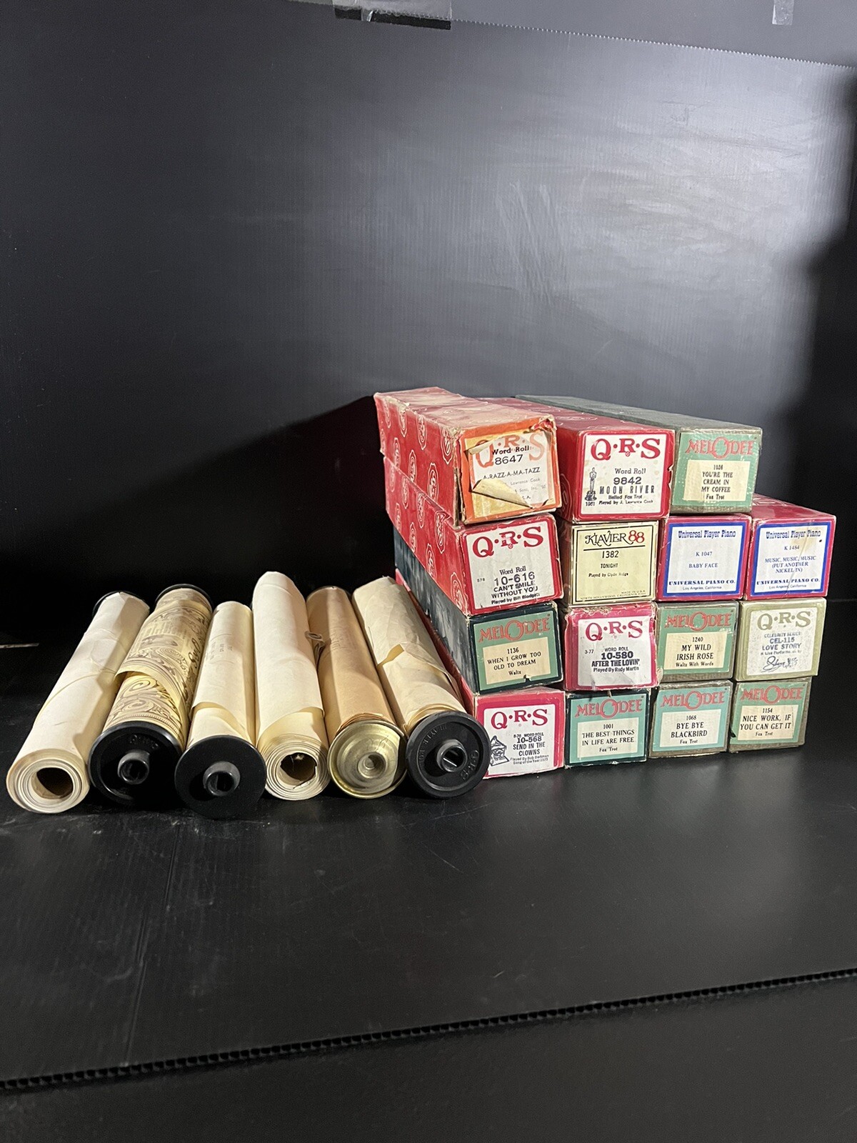 Lot Of 21 Melodee Music Rolls Player Piano Excellent Condition In ...