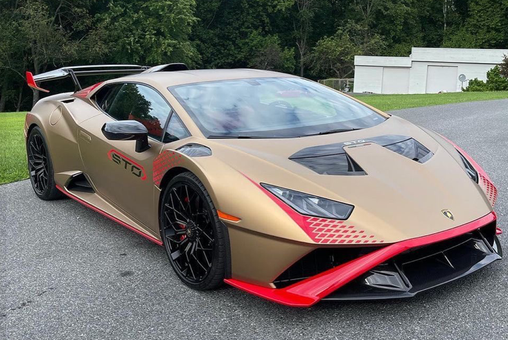 1/18 Ivy Models Lamborghini Huracan STO Gold with Red Accent Carbon 15 ...