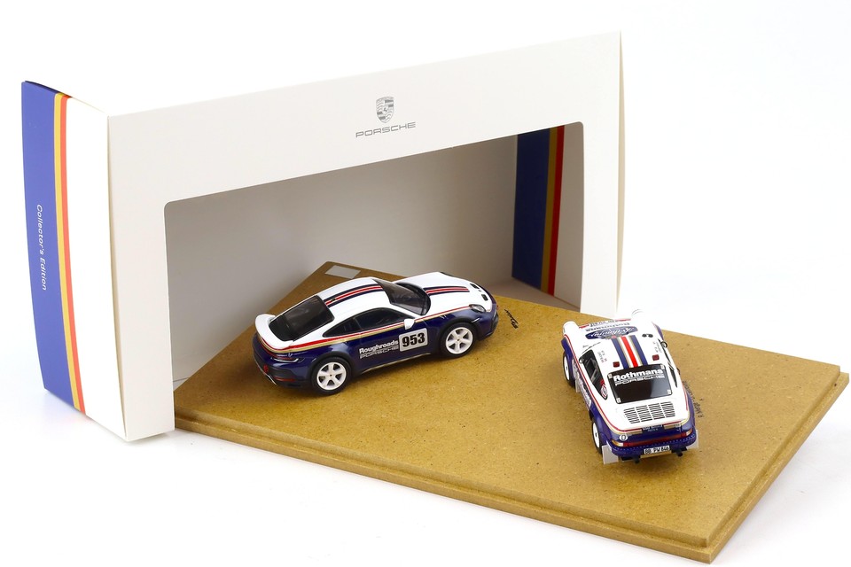 1:43 Spark Porsche 911 (992) Dakar + 953 Rally Set Rothmans Limited WAP ...