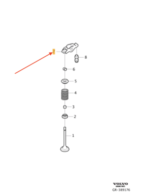 Volvo S80 II valve mechanism rocker arm 31401339 NEW ORIGINAL | eBay