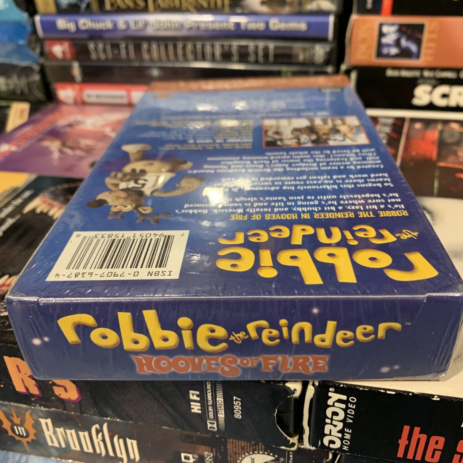 Robbie the Reindeer in Hooves of Fire 1999 VHS Claymation BBC Christmas ...