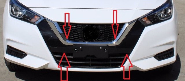 620705EE0A Genuine Nissan Grille Assy-fro 62070-5ee0a for sale online ...