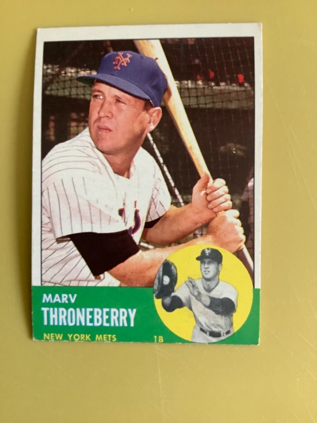 1963 Topps 78 Marv Throneberry New York Mets EX+ | eBay