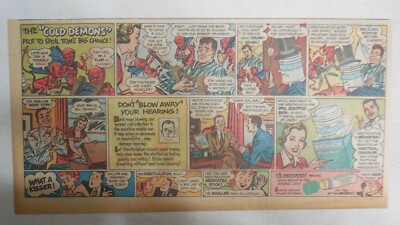 Mentholatum Cold Medicine Ad: Cold Demons ! from 1950's Size: 7.5 x 15 ...