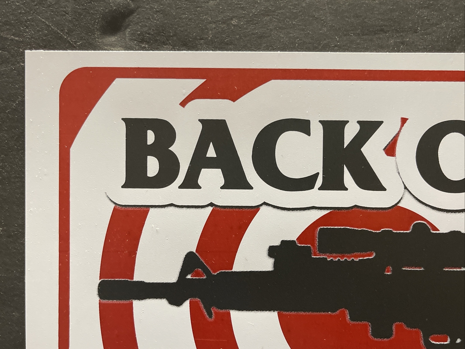 Warning Protected by God and Gun Sign 9 X12 Black/red Flexible Plastic ...