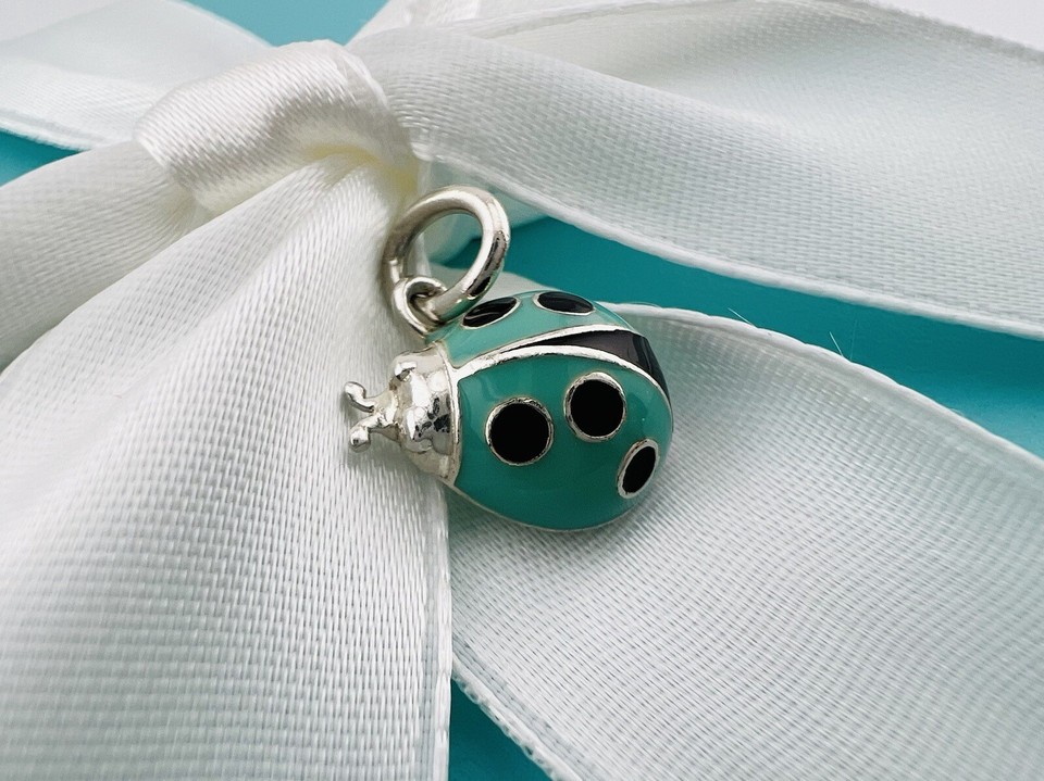 Tiffany Blue Enamel Ladybug Charm | eBay