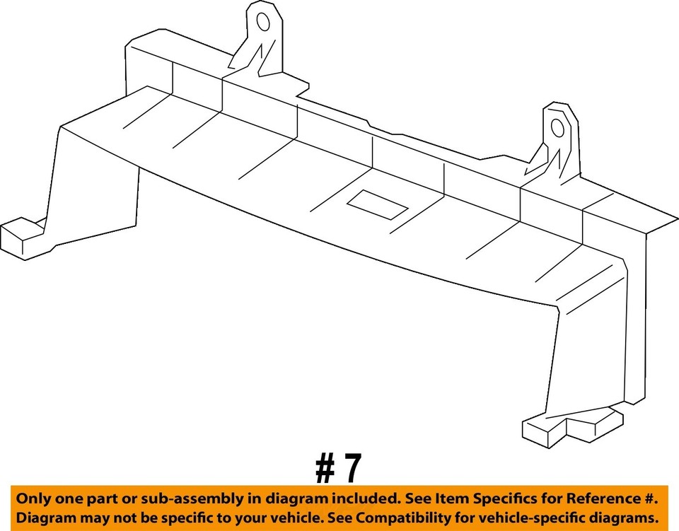 GM OEM 12-18 Sonic Cooling Radiator Components-Upper Baffle 95961448 | eBay