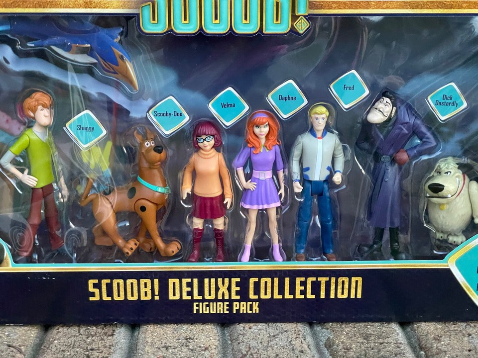 Scoob ️ Deluxe Collection 7pc Action Figure Pack Scooby Doo Movie ...