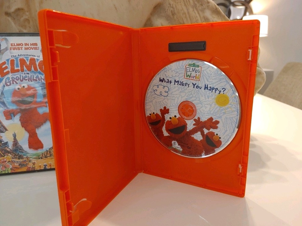 Lot of 3 ELMO’S WORLD DVDs And Elmo In Grouchland Movie DVD | eBay