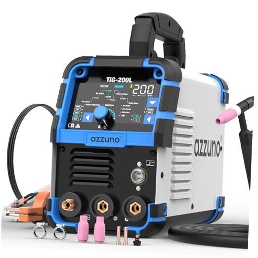 200A TIG Welder With Pulse Cold, 5-in-1 DC HF TIG/PULSE TIG-200L Pulsed ...