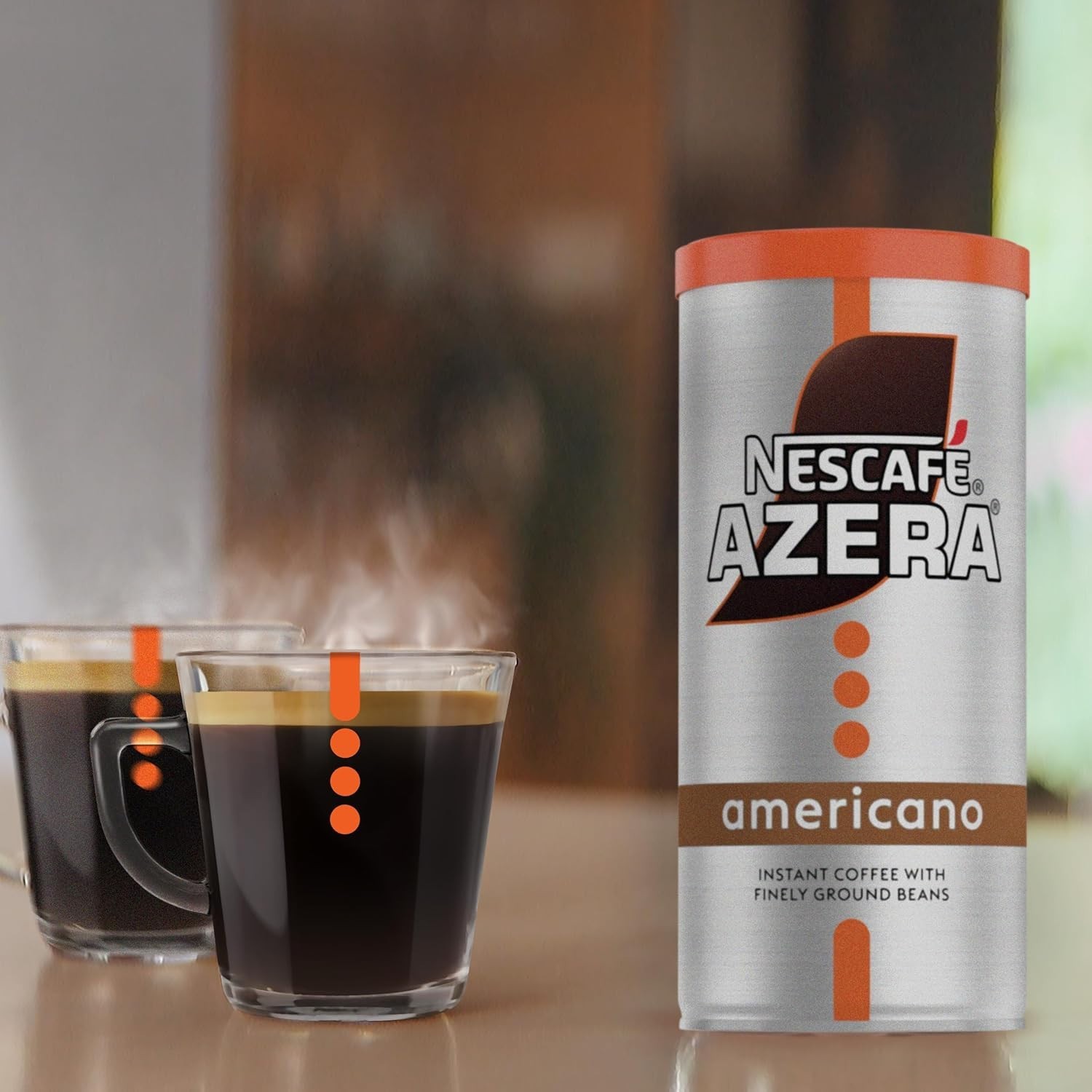 NESCAFÉ Azera Americano Instant Coffee 140g (Pack of 6), Package May ...