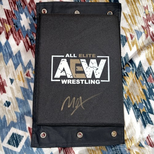 AEW TURNBUCKLE Autographed SIGNED WWE Aew Jon Moxley dean ambrose ...