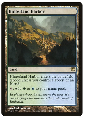 Hinterland Harbor - Innistrad -RARE NM-MINT MTG Magic The Gathering ...