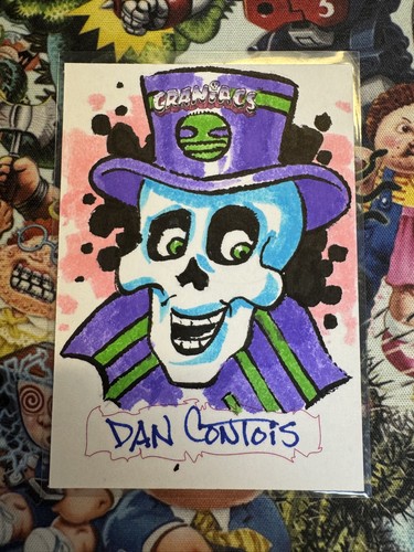 2025 Craniacs Series 2 ~Dan Contois~1/1 Sketch Card Autograph | eBay