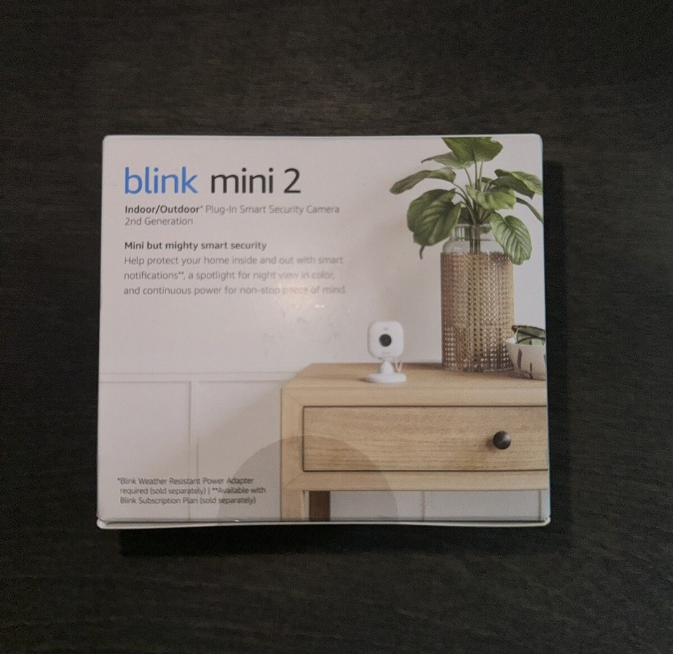 Blink Mini 2 — Indoor and Outdoor Plug-in smart security camera HD ...