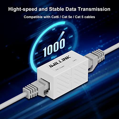 20-Pack Cat6 RJ45 Coupler Female to Female RJ45 Connector for Cat6 ...