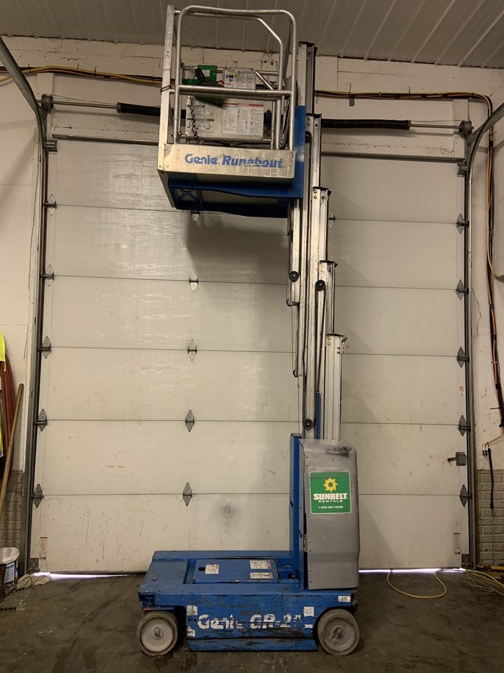 2016 GENIE GR20 20’ ELECTRIC RUNABOUT SCISSOR VERTICAL MAST DRIVABLE ...