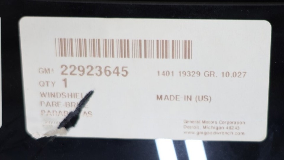 NEW OEM GM Windshield Glass 22923645 Cadillac XTS 2013-2014 | eBay